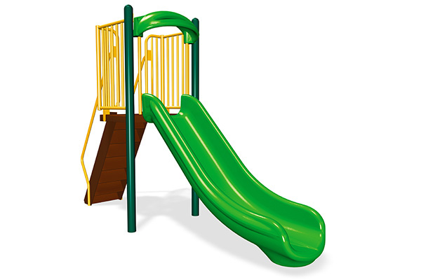 Freestanding 4' Single Velocity Slide